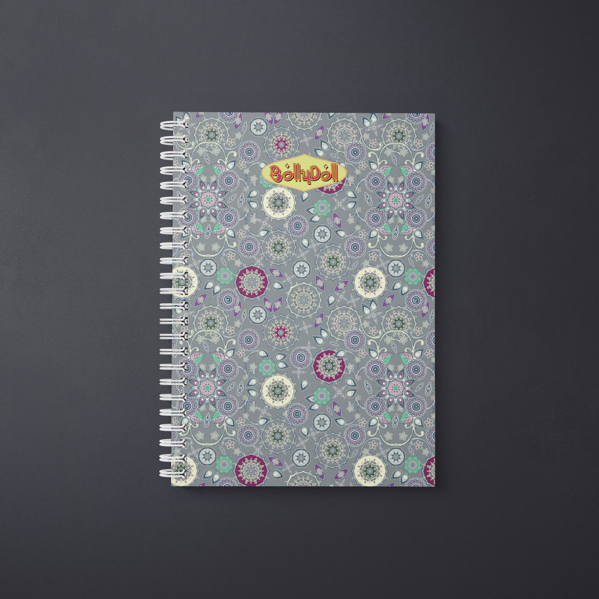 Emerald on Snowflakes Notebook – BollyDoll