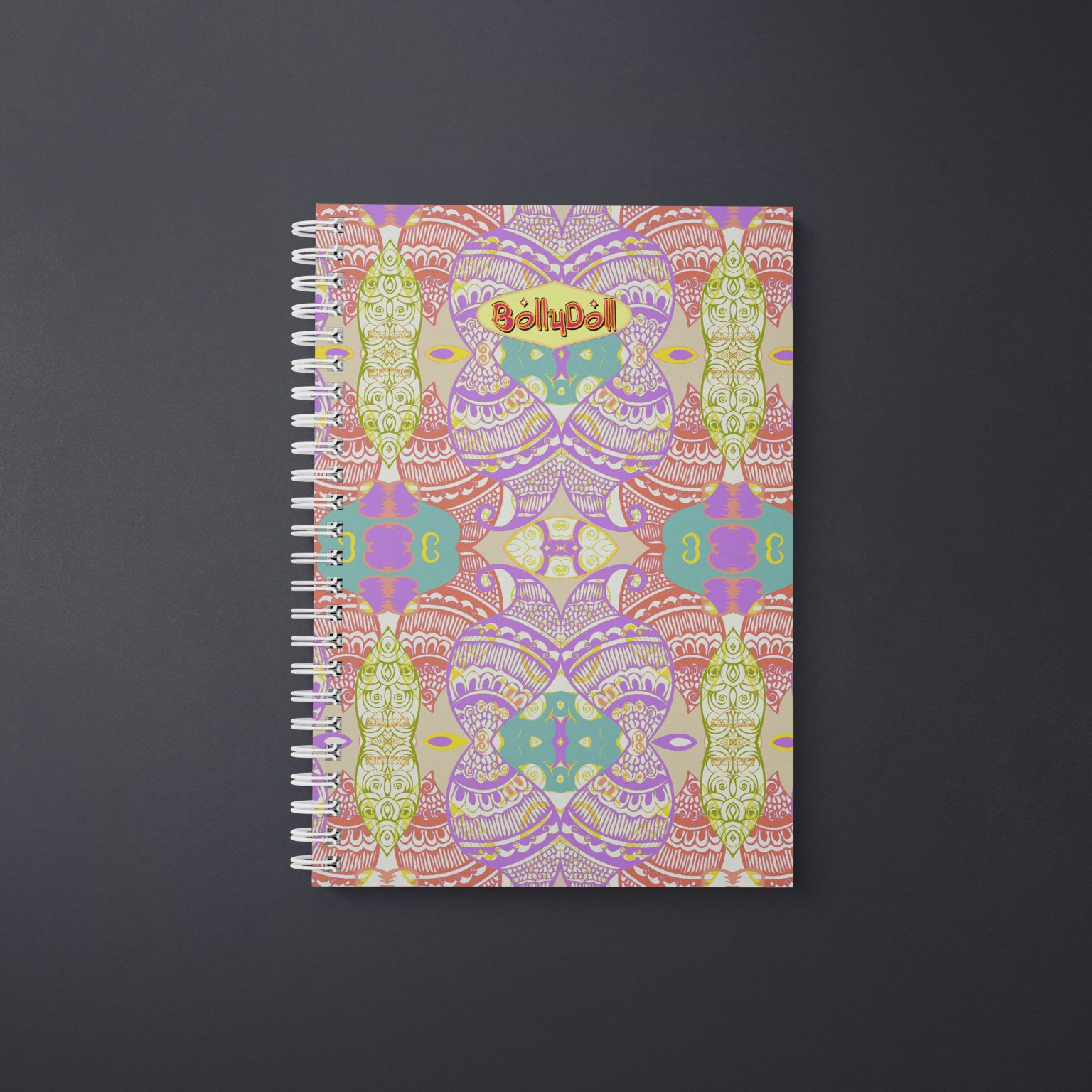 Wire Henna Notebook - BollyDoll