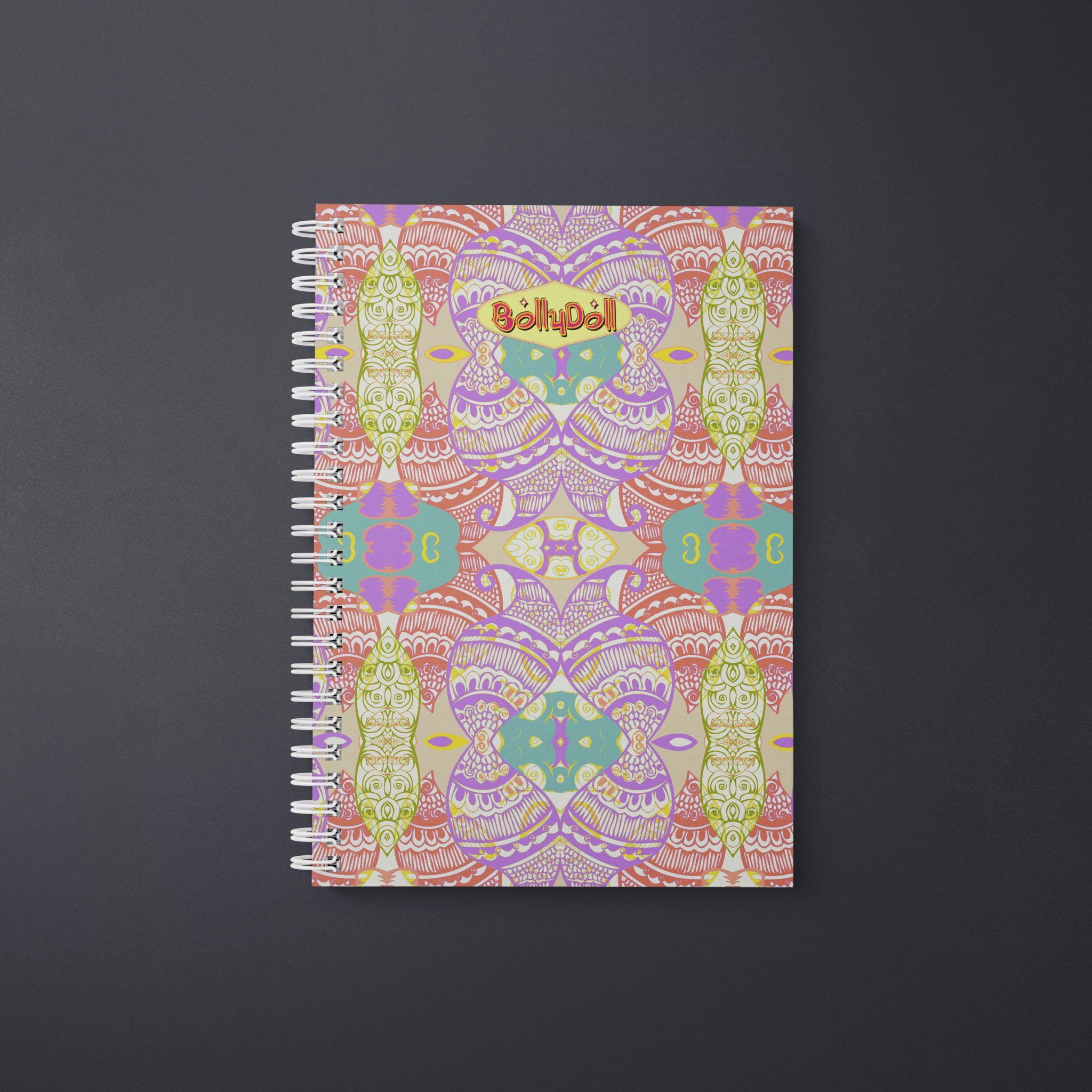 Wire Henna Notebook - BollyDoll